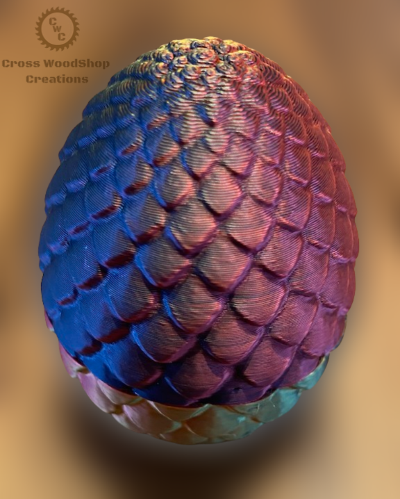 Threaded Dragon Egg | Cross Woodshop Creations